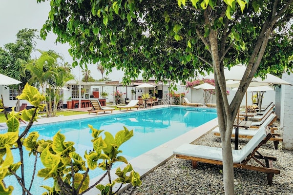 Hermosa Casa De Campo En Chiclayo ´Ferreñafe Con Piscina De 120m2 5 Habitaciones - Lambayeque