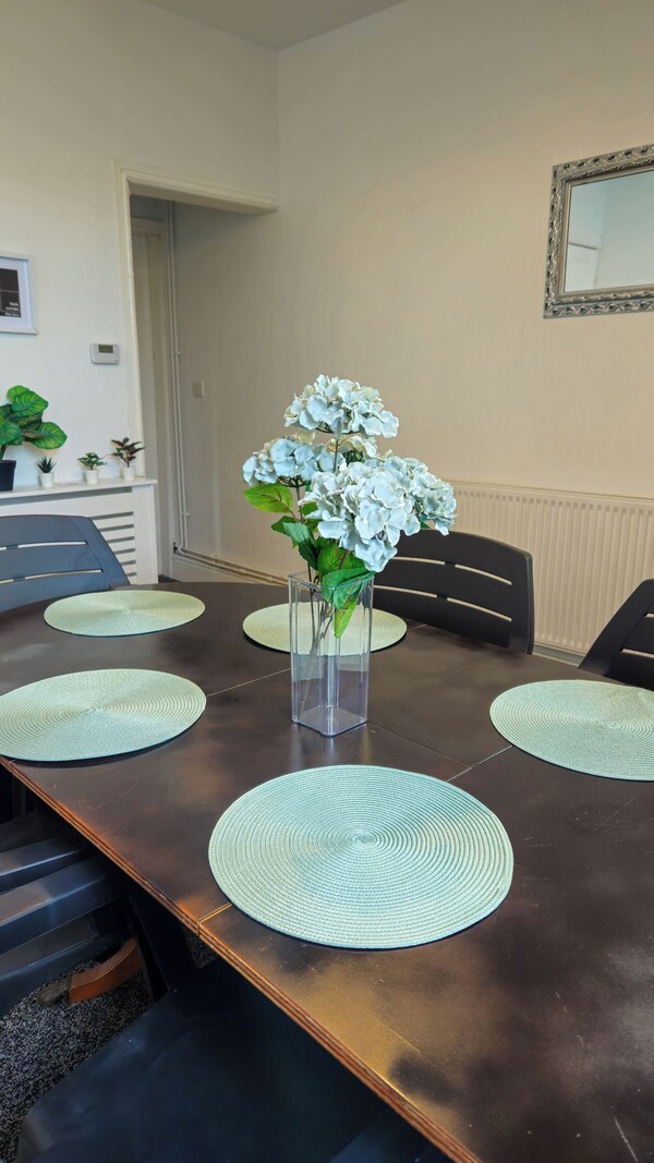 Ivy Green House - Central,wifi,netflix,sleeps 7 - Business And Family Friendly - University of Derby