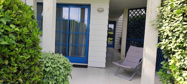 Apartment -3 Rooms, 2 Bedrooms, Ground Floor In Port Bourgenay Village With Swimming Pool Access - Talmont-Saint-Hilaire