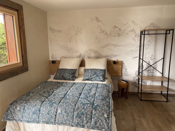 Chambre Dhôte Avec Vue Sur Grand Massif Dans Chalet De Montagne 900m Daltitude - Cluses