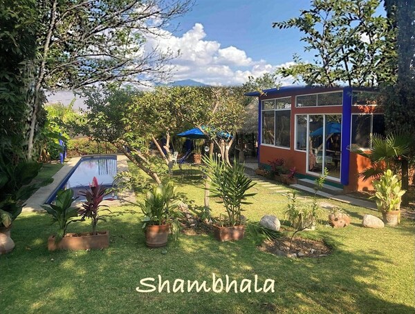 Lovely Bungalow With Pool, Great View, Comfortable Loft W/wifi In Malinalco - Morelos