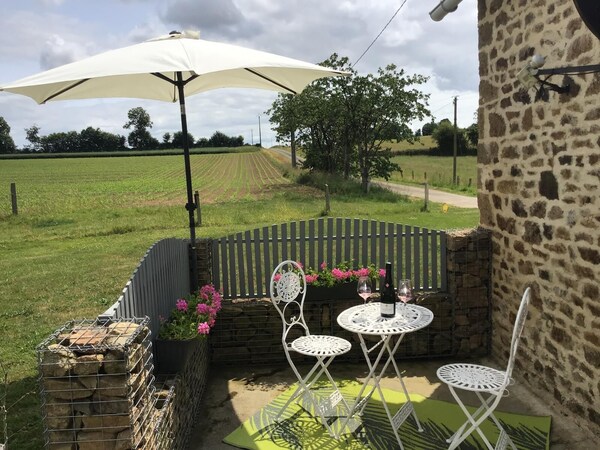 Charming Cottage With Wifi In Peaceful Saint-aubin-fosse-louvain - Mayenne