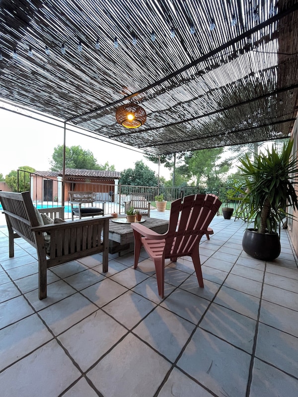 House With Swimming Pool And Clim For 6 People - Near Aix En Pce And Marseille. - Velaux