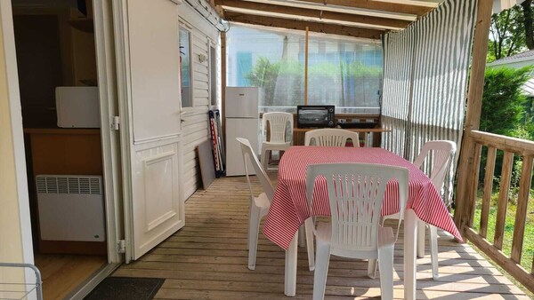 Location Mobil-home Camping L'escale** à Meschers-sur-gironde - 4 Pers. - Semussac