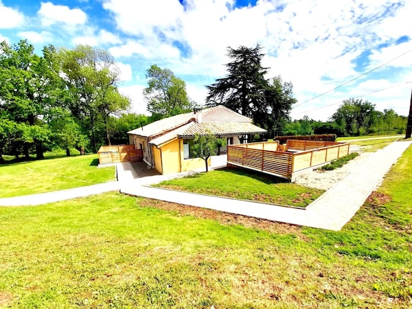 Honey House : Gîte De Luxe Neuf, Piscine & Douceur Pour Couples - Roumagne - Lot-et-Garonne