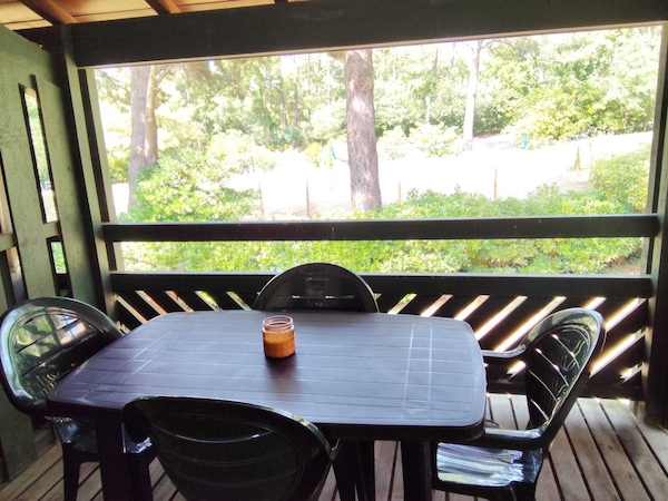 T3 4-6 Pers Piscine Proche Plage & Golf Moliets - Messanges