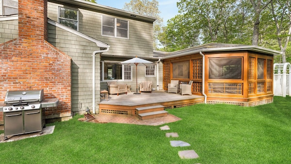 Charming Shelter Island Retreat With Private Pool, Expansive Yard, Near... - Greenport, NY