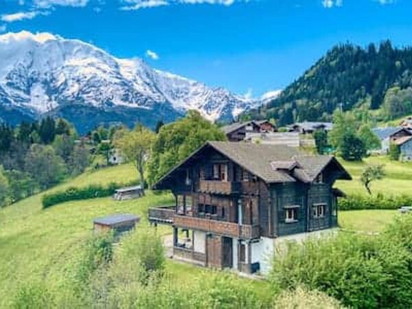 Chalet 9 Pers, Vista Mont Blanc, Parking, Cerca Esquí - Saint-Gervais-les-Bains