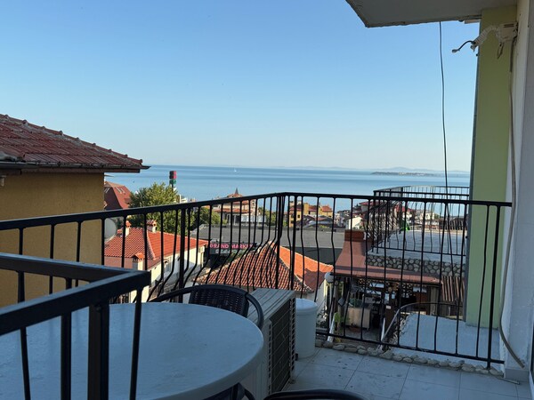 Central Sveti Vlas Studio With Panoramic Sea View - Sveti Vlas