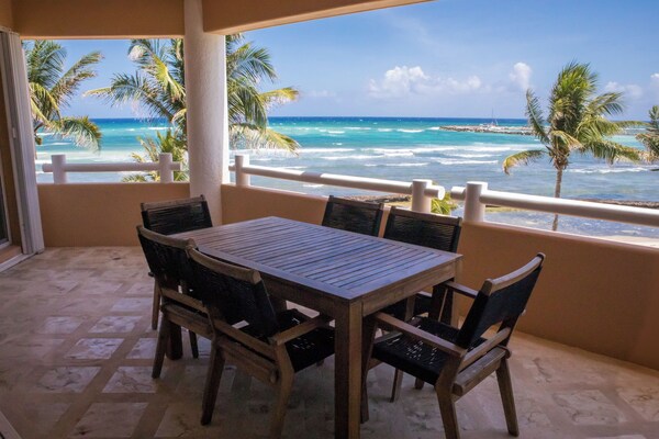 Oceanfront Luxury 3 Bdr W/ View In Puerto Aventuras - Puerto Aventuras