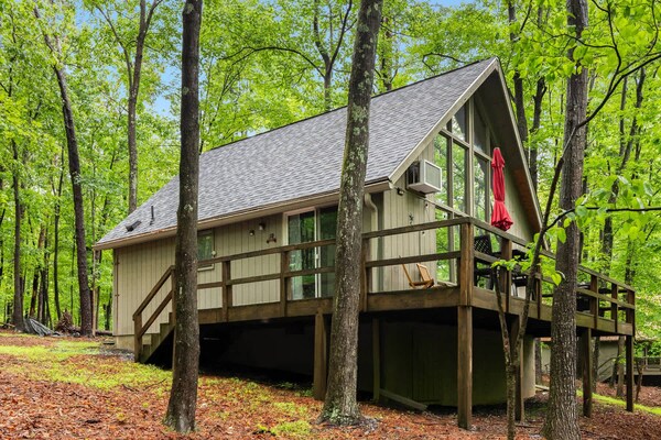 Cozy A-frame W Fireplace, Fire Pit, Grill & Wifi - West Virginia
