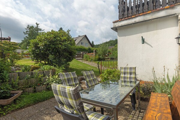 Ferienwohnung 'Eva' Mit Privater Terrasse, Gemeinschaftsgarten Und Wi-fi - Herbstein