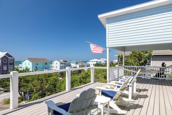 Bluebird By The Sea: Almost Oceanfront With Private Hot Tub! - Emerald Isle, NC
