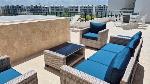 Luxury Beach Penthouse | Whirlpool & Lagoon View | On The Beach Of The Crystal Lagoon - Punta Cana