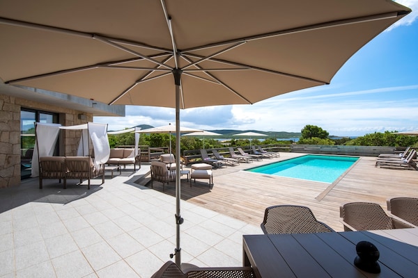 La Villa Ghijuvani - Piscine Privée Avec Vue Mer - Figari