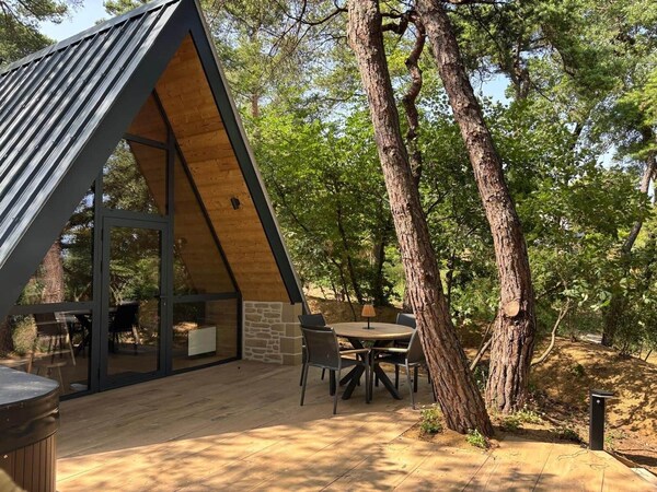 Collinéa Chalet "Canopéa" 28 M² Private Spa - Drôme