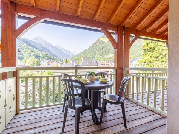 Central Apartment With Pool, Sauna, Hammam, And Balcony - Saint-Lary-Soulan