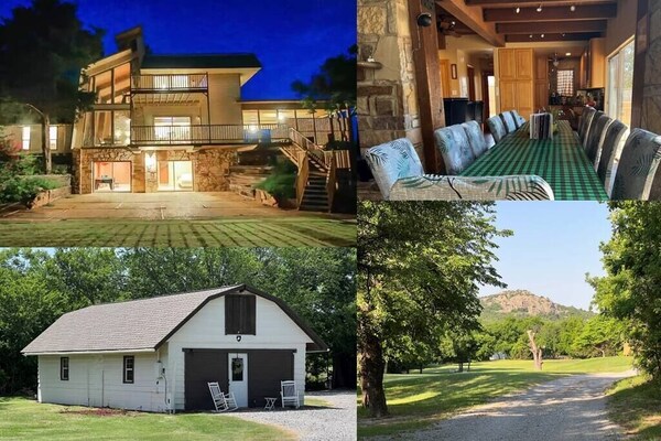 The Ranch: Lodge+barn+pool+airstream  35 Pax - Lake Lawtonka, OK