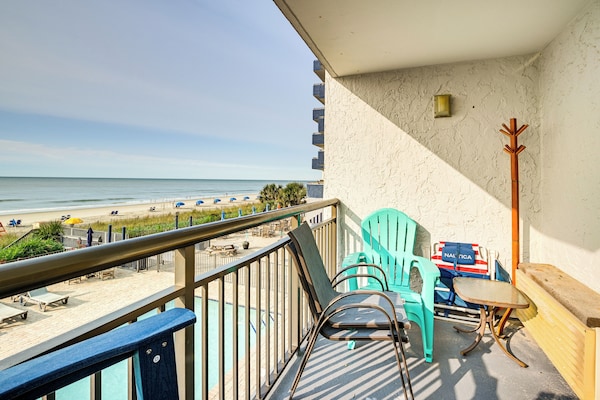 Balcony + Pool Access: Myrtle Beach Resort Escape! - Myrtle Beach, SC