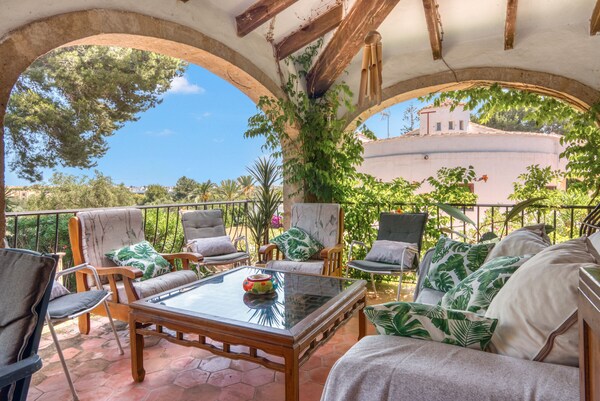 Los Caños, Mediterrane Villa, Grillplatz, Pool, 5min-strand - Xàbia