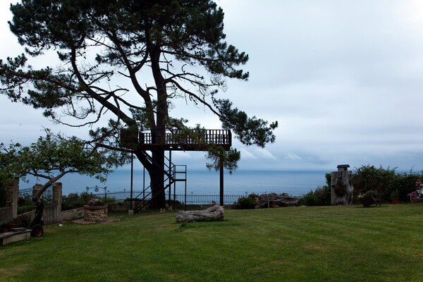 Villa 'Quintes' Mit Meerblick, Privatterrasse Und Wi-fi - Gijón