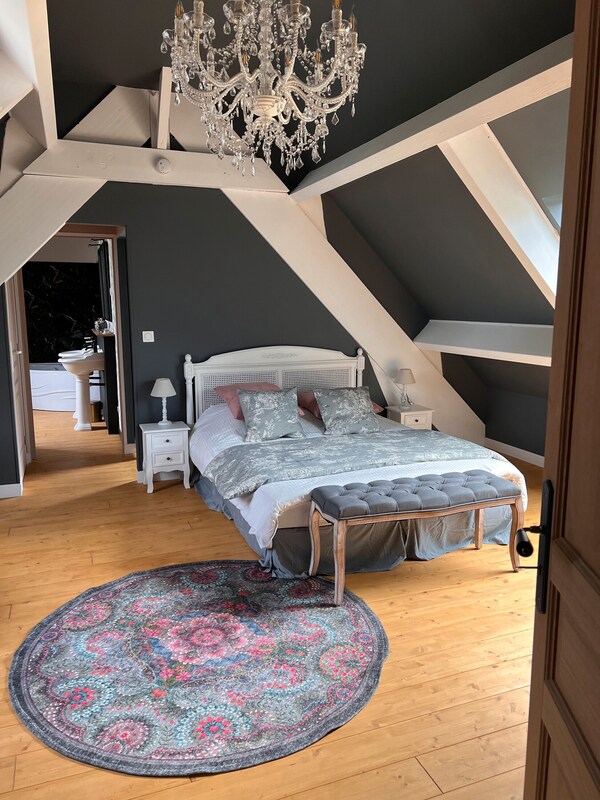 Bed And Breakfast 'Très Belle Suite Familiale' With Shared Pool, Private Terrace And Wi-fi - Tours