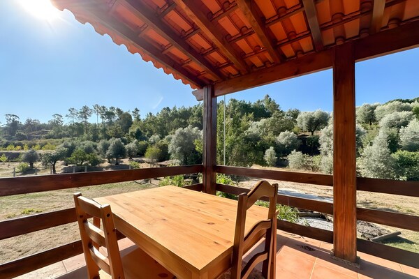 Casa Rural 'Quinta Dos Mascarenhas' Con Vistas A La Montaña Y Aire Acondicionado - Travancinha