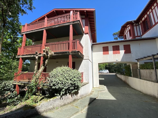 Grüne T2 Wohnung Mit Privatem Parkplatz - Cap Ferret