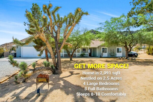 Private! Hot Tub! Fire Pit! Bar! Mini-golf! - Joshua Tree, CA
