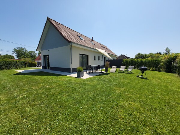Gîte Au Calme, Proche Baie De Somme(3kms). Tout Confort Et Climatisé - Saint-Quentin-en-Tourmont