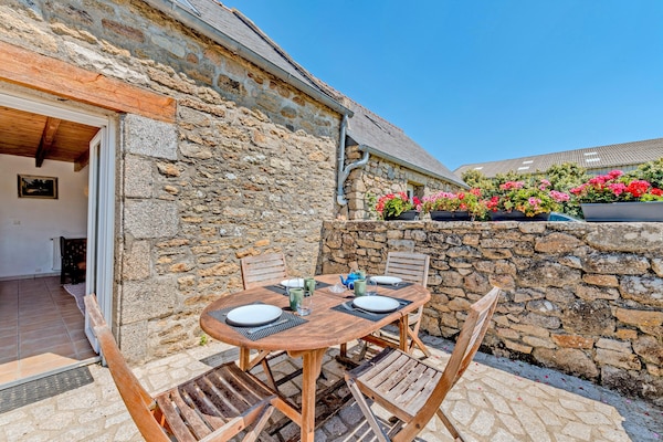 Holiday Home 'Le Gîte Vert 3' With Private Terrace And Shared Garden - Plouarzel