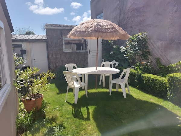 Ferienwohnung 'Morgat Plage 1er Coté Rue' Mit Gemeinschaftsgarten Und Wi-fi - Crozon
