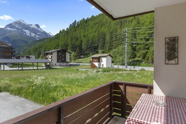 View, 2 Terraces & Private Parking - Saas-grund - Saas-Grund