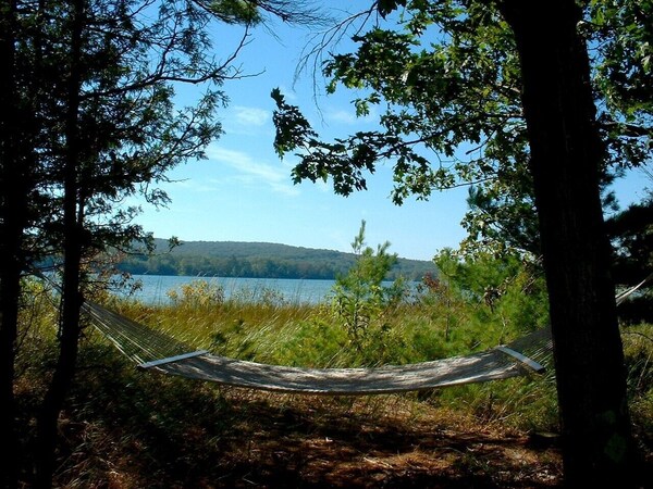 New!  Long Lake Landing - Open All Year! Kayaks! Sandy Waterfront! - Benzonia, MI