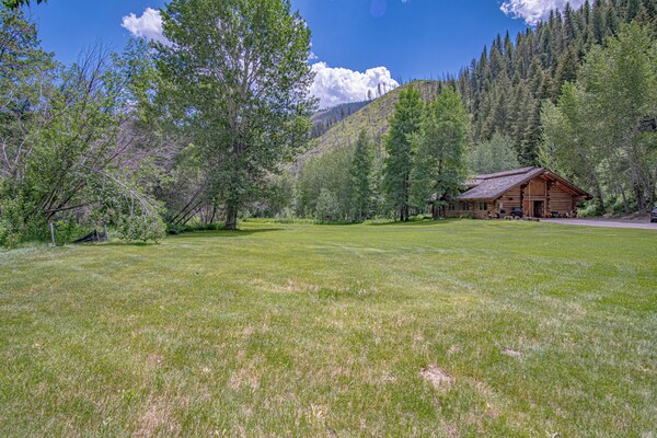 The Barn On Warm Springs Creek - 9 Riverfront Acres - Ketchum, ID