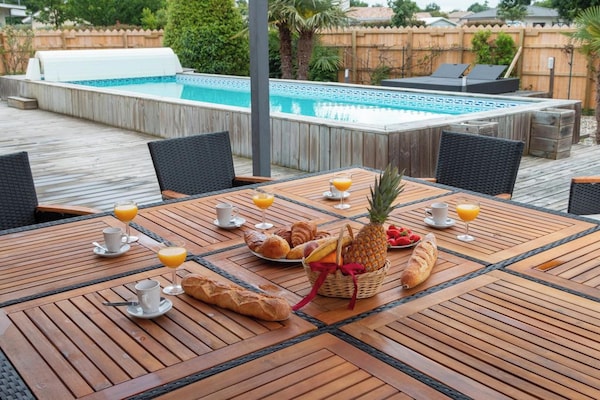 Homerez - Villa In Arès With Pool - Andernos-les-Bains