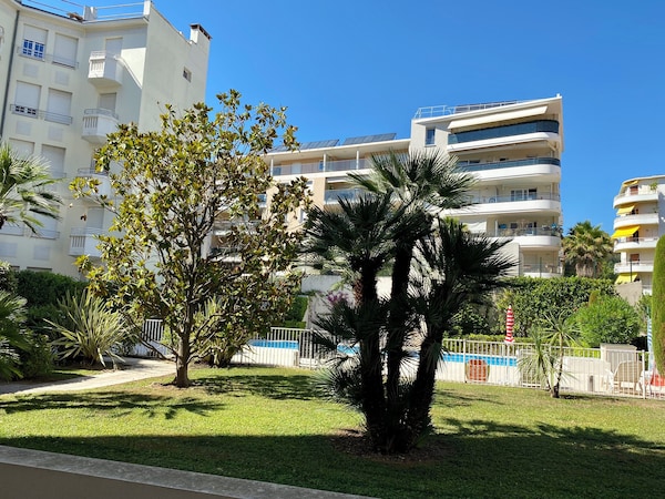 Studio 26 M2 With Pool & Private Parking - Juan-les-Pins