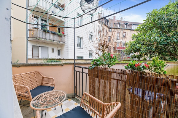 Lemon3 - Urban Apartment With Balcony Near Train Station - Weingarten