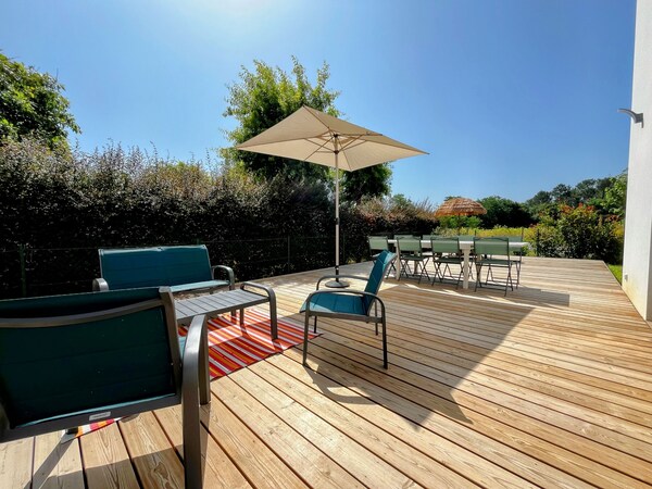 Villa Climatisée 8 Pers, 4 Chambres, 3 Sdb - Seignosse