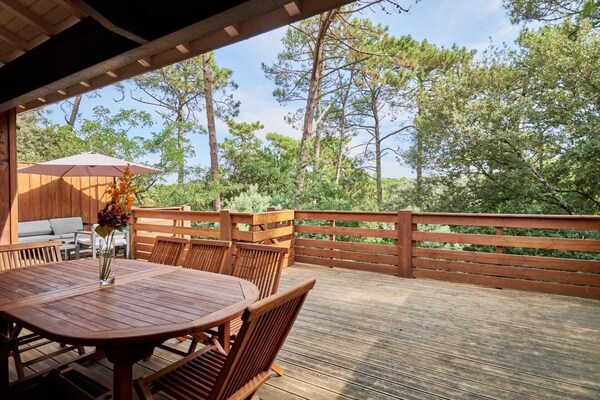 Spacious Villa In The Heart Of The Pine Forest - 4 Suites, Double Terrace, Absolute Peace And Quiet - La Teste-de-Buch