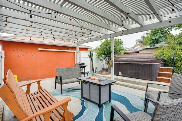 2 Mi To Cal State Long Beach: Bungalow W/ Hot Tub! - Long Beach, CA