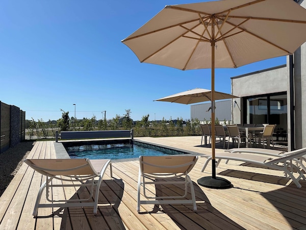 New: Villa With Pool And Large Sunset Terrace - Saint-Pol-de-Léon