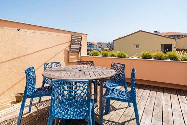Apartamento 'Notre Dame' Con Vistas Al Mar, Terraza Privada Y Wi-fi - Seignosse
