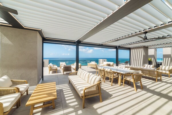 Stunning Beachfront Penthouse With Ocean Views Where Modern Design Meets Coastal Tranquility - Barbados