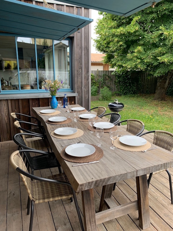 Bassin D'arcachon Maison Bois Dans Le Style Des Cabanes De Pecheurs - Audenge
