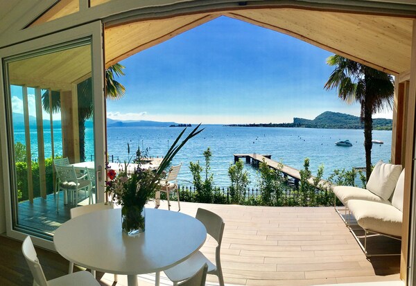 Luxus Design Chalet Direkt Am See - Gardasee