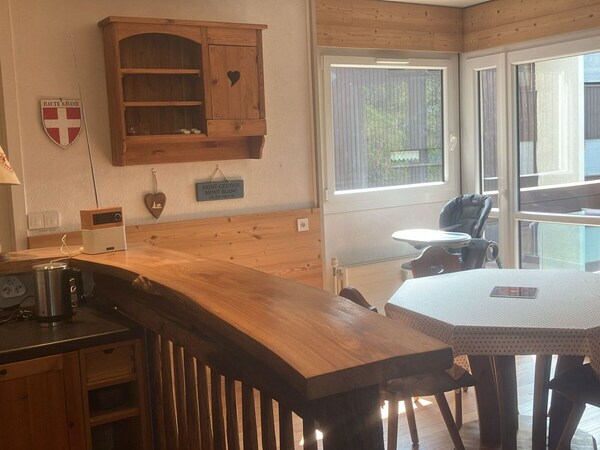 2-room Apartment, 4 Pers, Near Lifts, With Wifi & Parking - Servoz