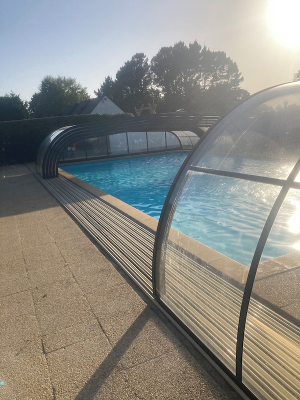 Lumineuse Maison Dans Les Dunes, Plage De Kerhillio Avec Son Sable Fin, Piscine - Plouhinec