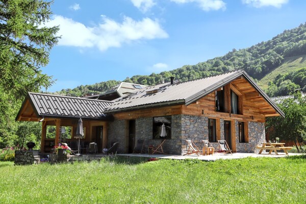Homerez - Chalet Magnifique à Valloire Avec Vue Sur Montagne. - Montricher-Albanne