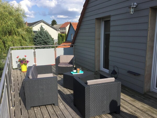 Homerez - Appartement Charmant à Lohr + 60 M² + Terrasse Et Jardin - La Petite-Pierre